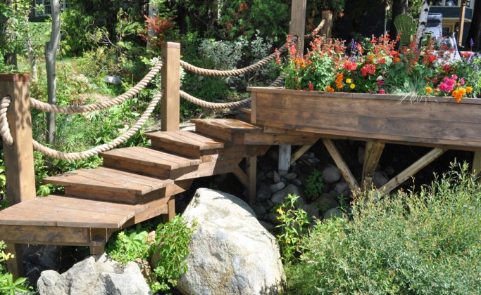 Structures de bois raffinées - Paysagiste Art Patio - Aménagement ...